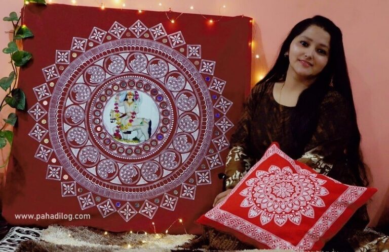 Amazing Aipan Art Designs by Kunj Artwork | Uttarakhand Traditional Art